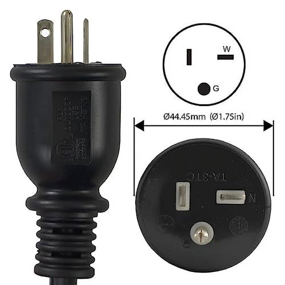 Conntek NEMA 5-20 Outdoor Extension Cords, 20 Amps 125 Volts - Walmart.com