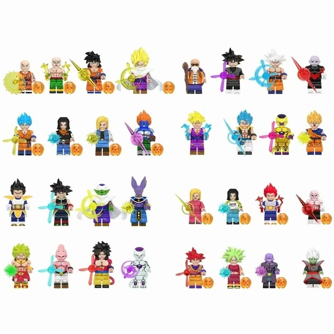 Connue 32PCS/Set Dragon Ball Z Minifigures Building Blocks Toys, Goku ...