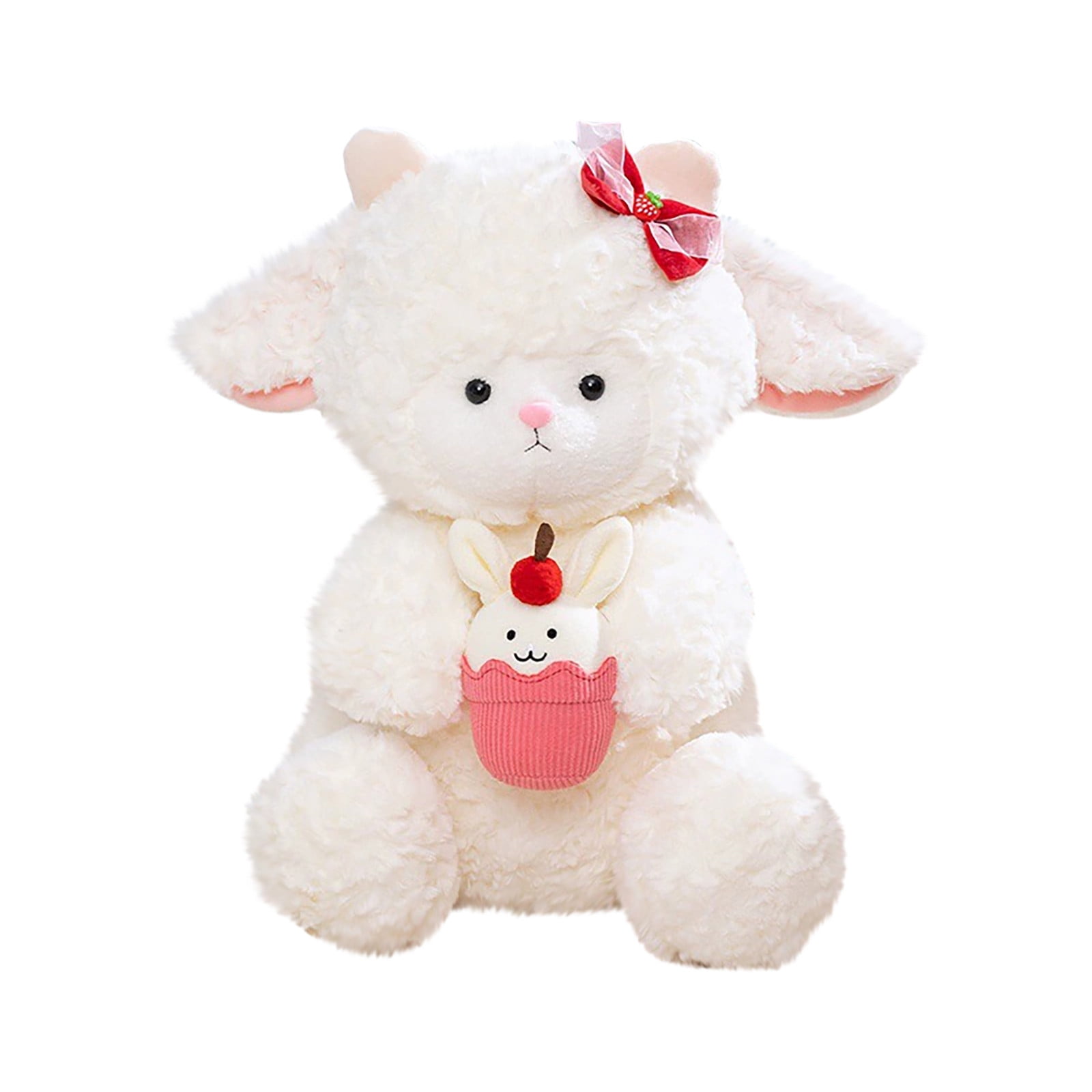 Connue Cute Lamb Stuffed Animals 8 inch, Sheep Plush Toy Small Lamb ...