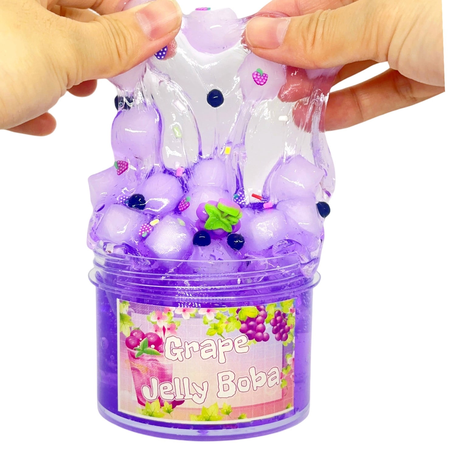 Connue Jelly Cube Clear Slime Kit for Kids, Crunchy Slime, Stress ...