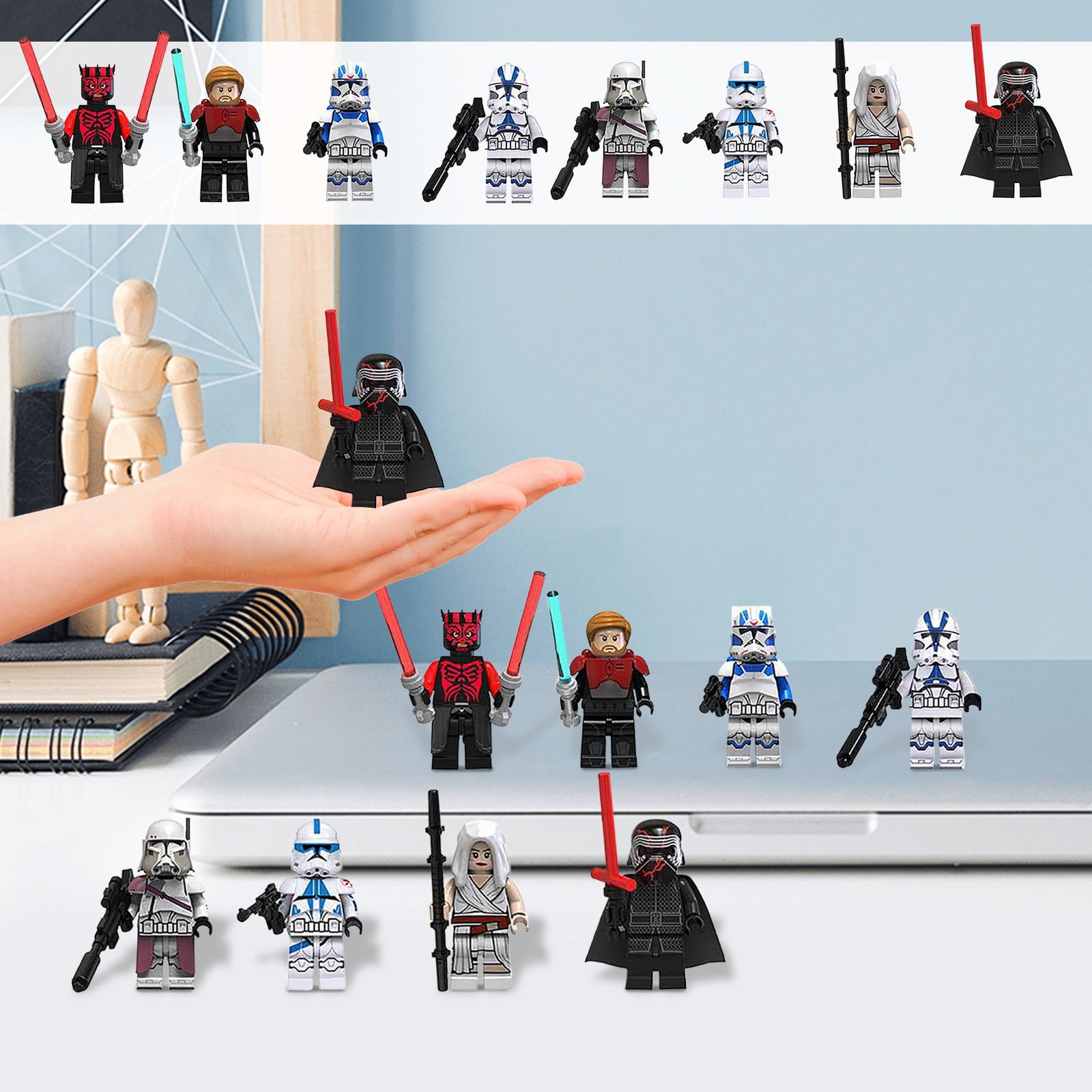 Connue STAR --- WARS Building Block Toys 8 PC, Creative Building Blocks ...