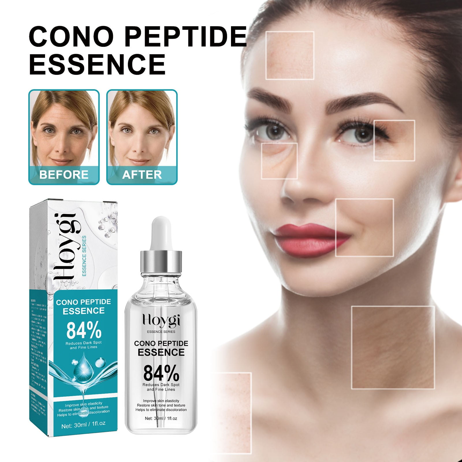 Cono Peptide Facial Serum 84% Anti-Aging | Coniferin Firming Formula ...