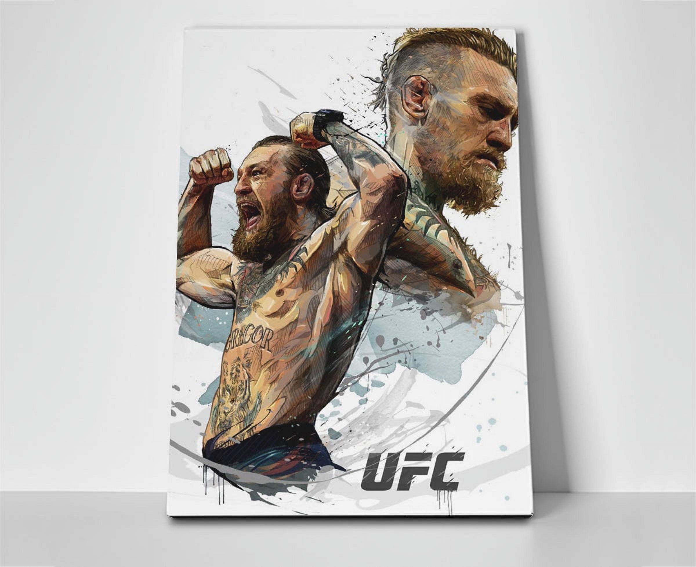 Conor McGregor UFC Poster or Wrapped Canvas - Walmart.com