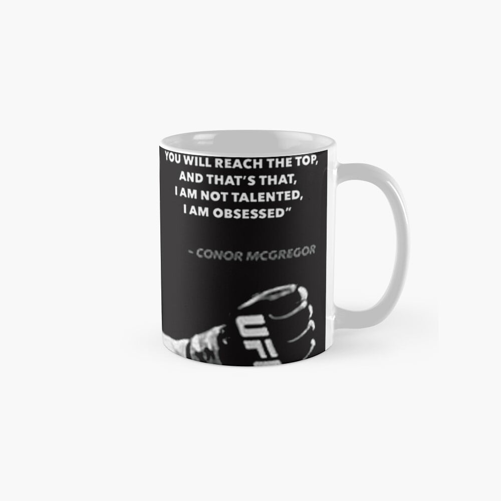 Conor Mcgregor UFC Quote Poster Classic Mug - Walmart.com