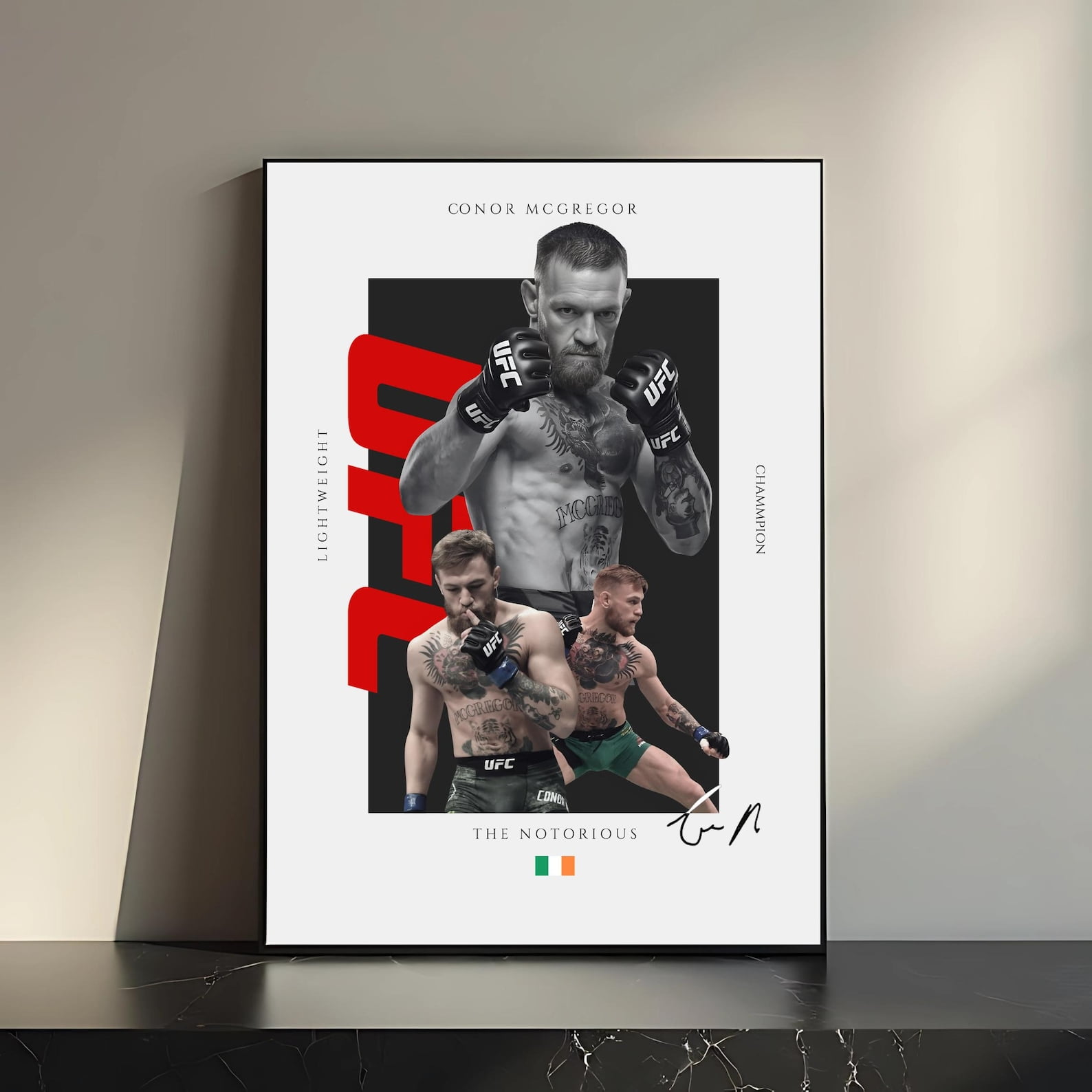 Conor Poster MMA McGregor Superstars Gallery Poster Set Power Fight ...