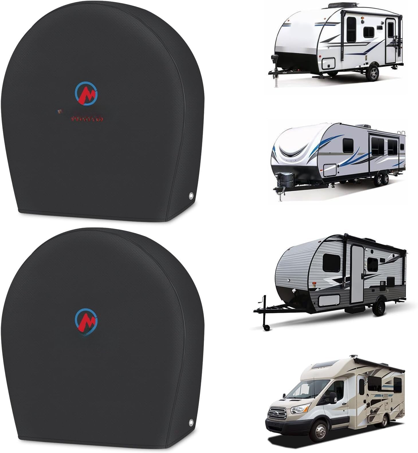 Conova RV Covers 2 - 600D Tough Wheel Cover Protector for RV, , SUV ...
