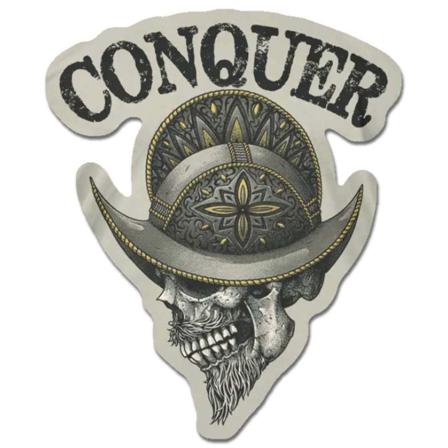 Conquer Decal Premium Vinyl Die Cut UV Coating Military Decals for ...