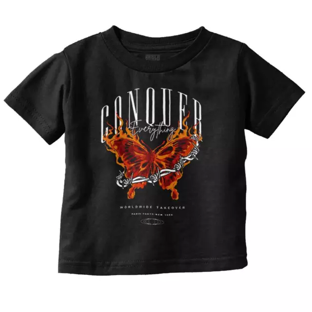Conquer Everything Butterfly Fire Takeover Toddler T Shirt TODDLER ...