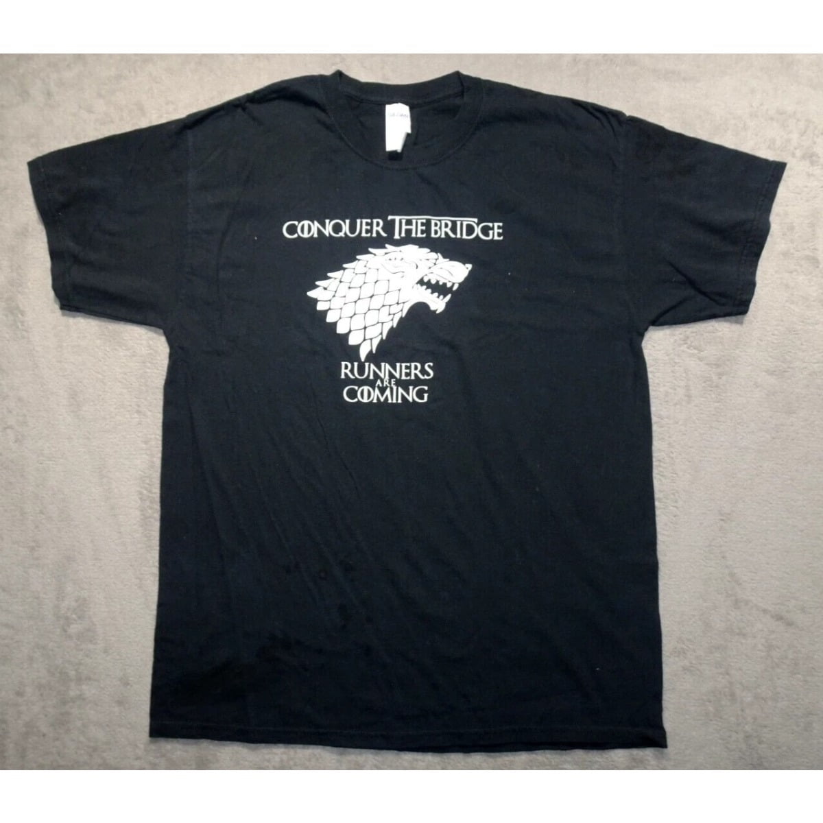 Conquer The Bridge T Shirt San Pedro Road Race Game Thrones Parody ...