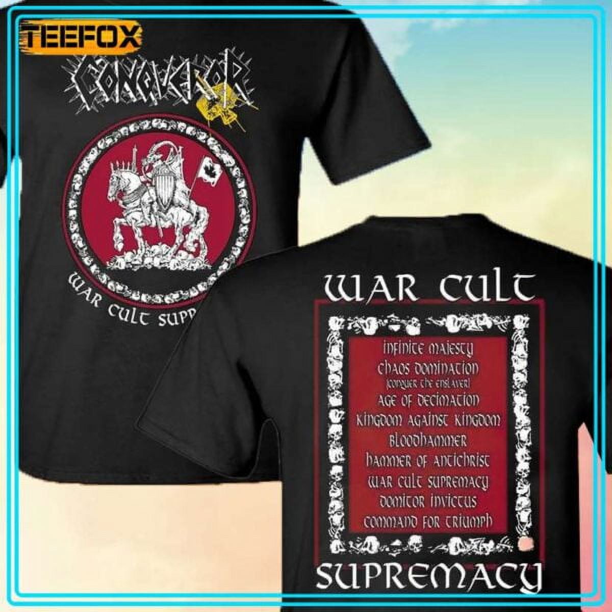 Conqueror War Cult Supremacy T-Shirt - Walmart.com