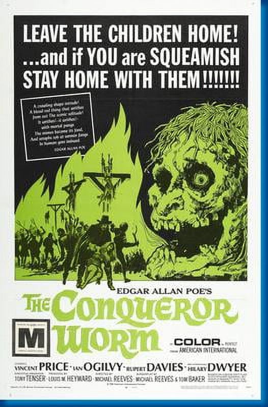 Conqueror Worm The Movie Poster Entertainment decor Art Poster 24x36 ...