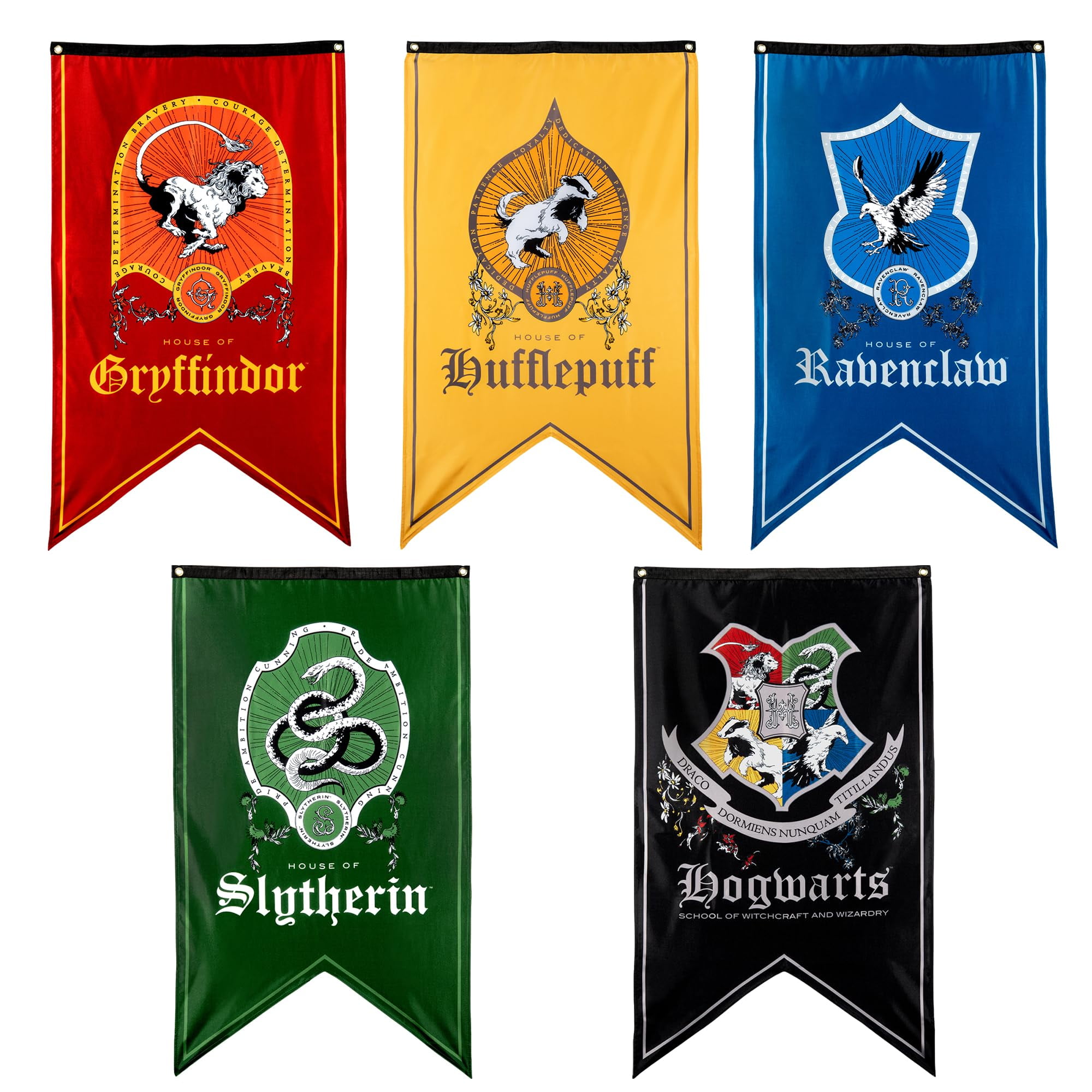 Conquest Journals Harry Potter IFF17 30'' x 50'' House Flags, Set of 5 ...