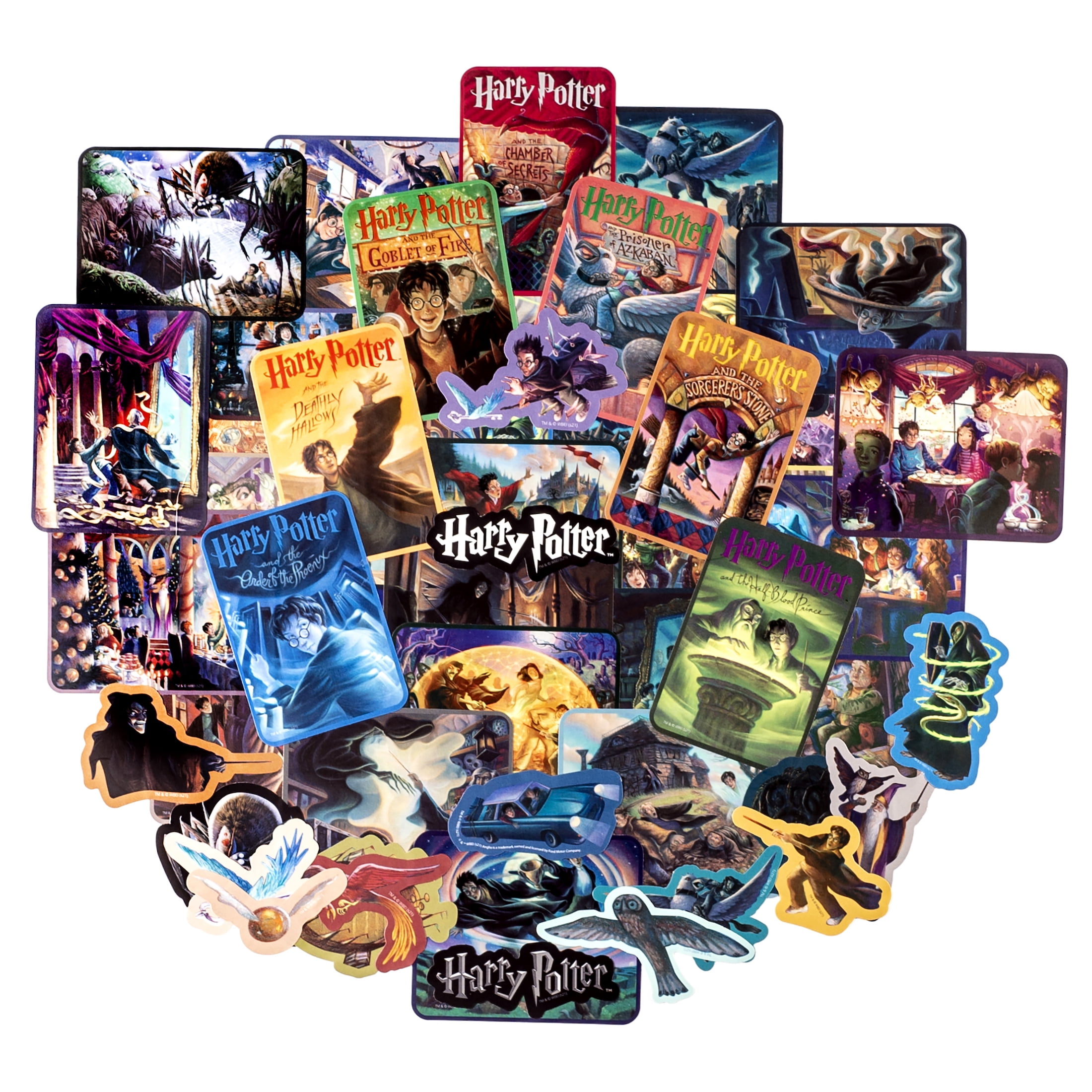 Conquest Journals Harry Potter Literary Art Vinyl Stickers - Walmart.com