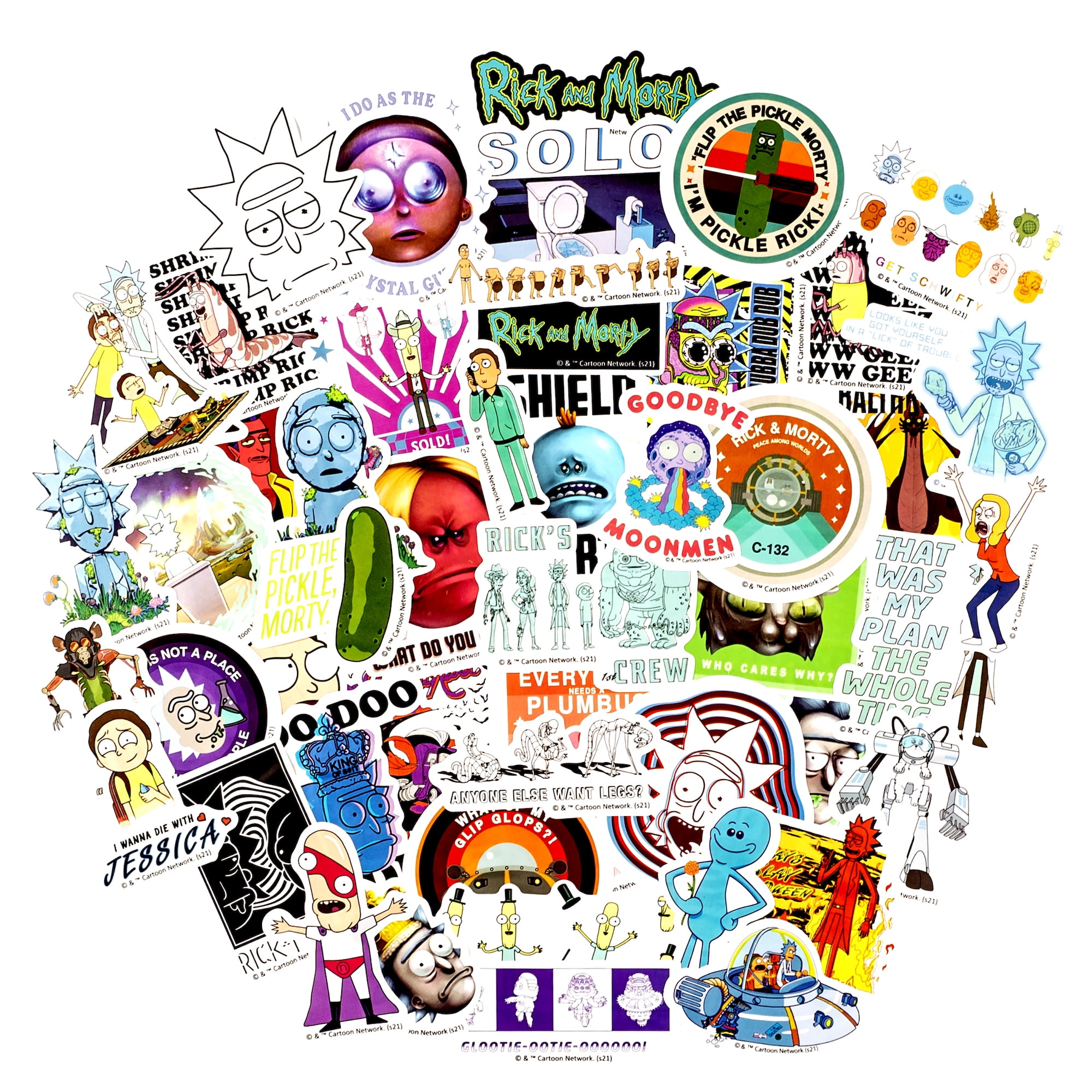 Rick Morty Stickers