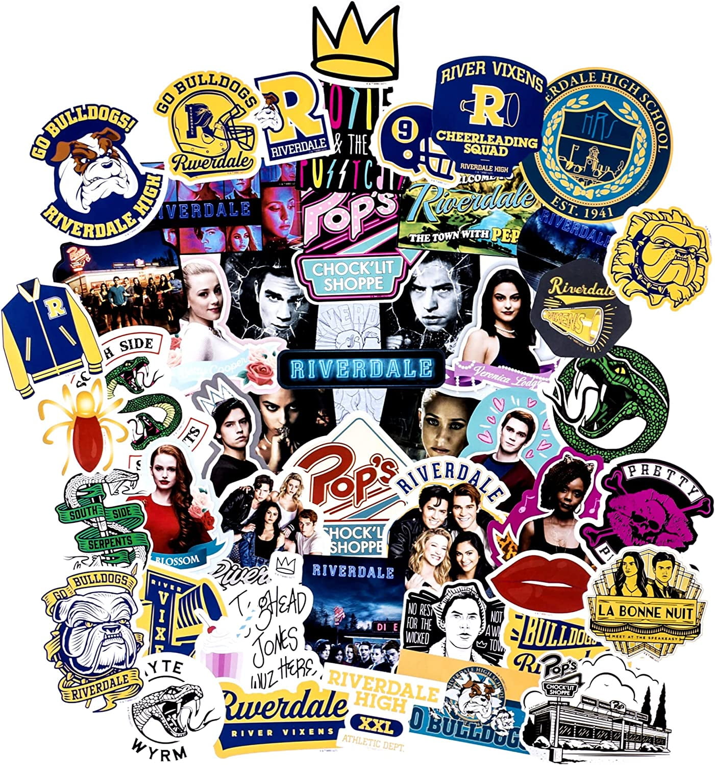 Conquest Journals Riverdale Vinyl Stickers - Archie, Betty, Veronica ...