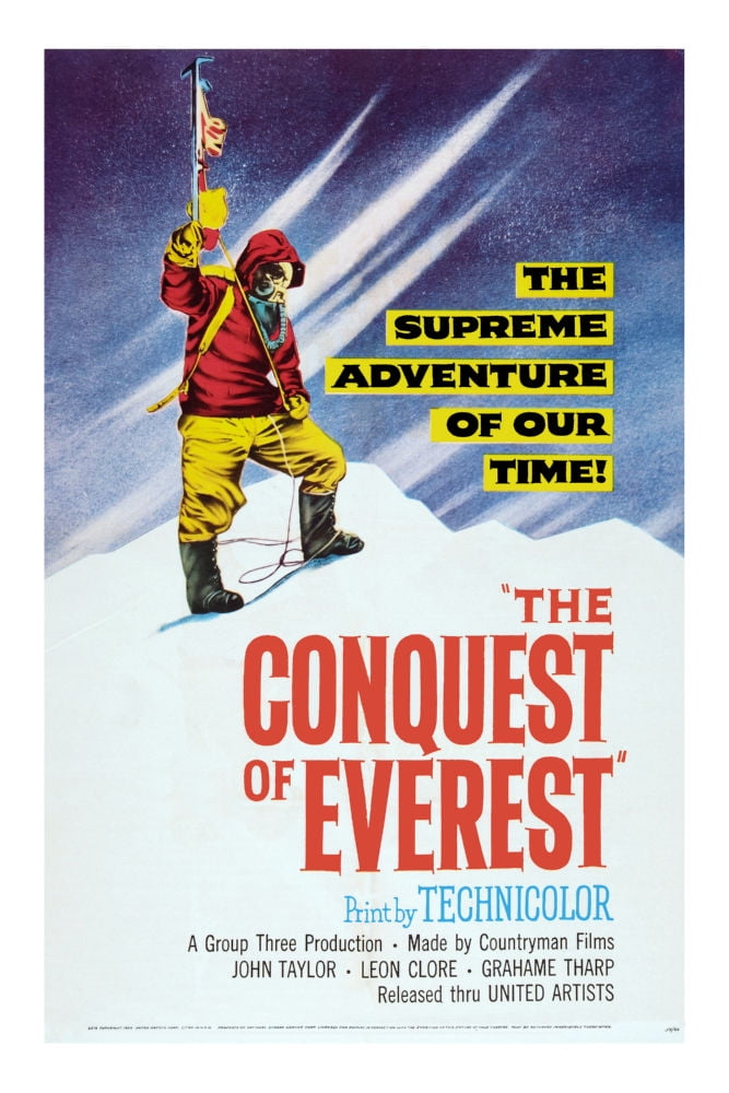 Conquest Of Everest The Poster 24inx36in Art Poster 24x36 Multi-Color ...