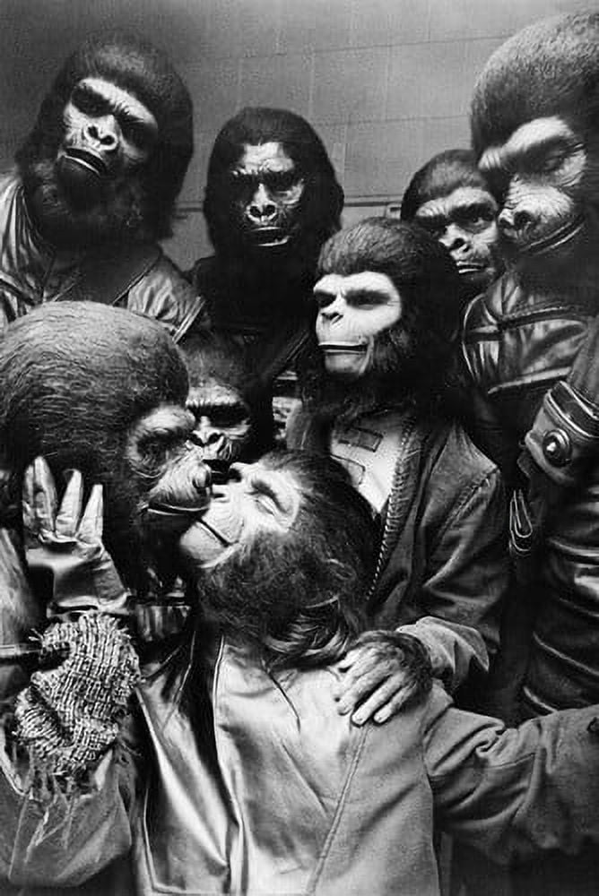Conquest of the Planet of the Apes 24x36 Poster Apes kissing - Walmart.com