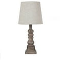 Conrad 18.5" Distressed Brown Resin Table Lamp - Walmart.com