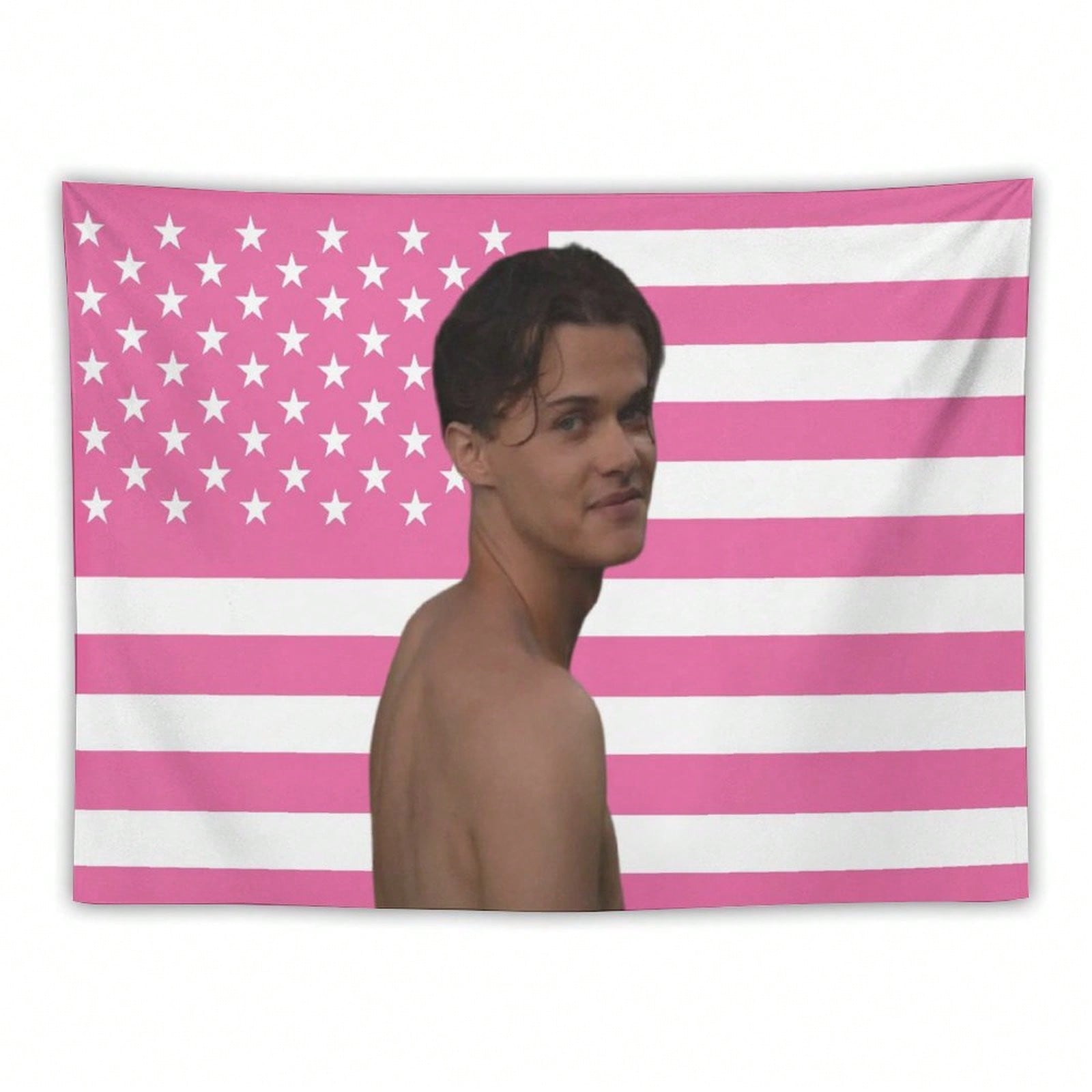 Conrad Fisher Flag Christopher Briney Merch Dorm Room Essentials Pink ...