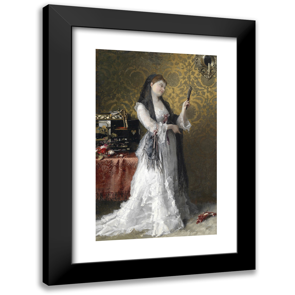Conrad Kiesel 13x18 Black Modern Framed Museum Art Print Titled - Dame ...