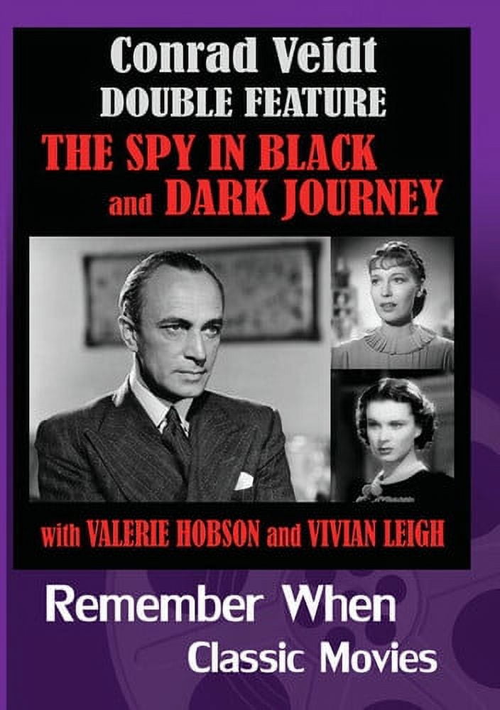 Conrad Veidt Double Feature - The Spy In Black And Dark Journey (DVD), Digicomtv, Mystery ...