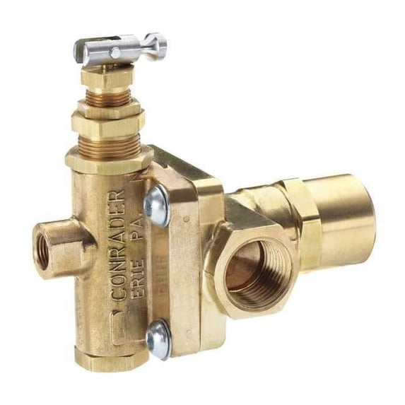 Conrader Unloader Pilot Valve, 1/4 in Inlet,Brass BLG 115-130 - Walmart.com