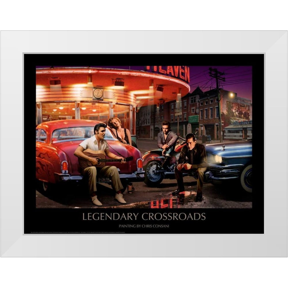 Consani, Chris 14x12 White Modern Wood Framed Museum Art Print Titled ...