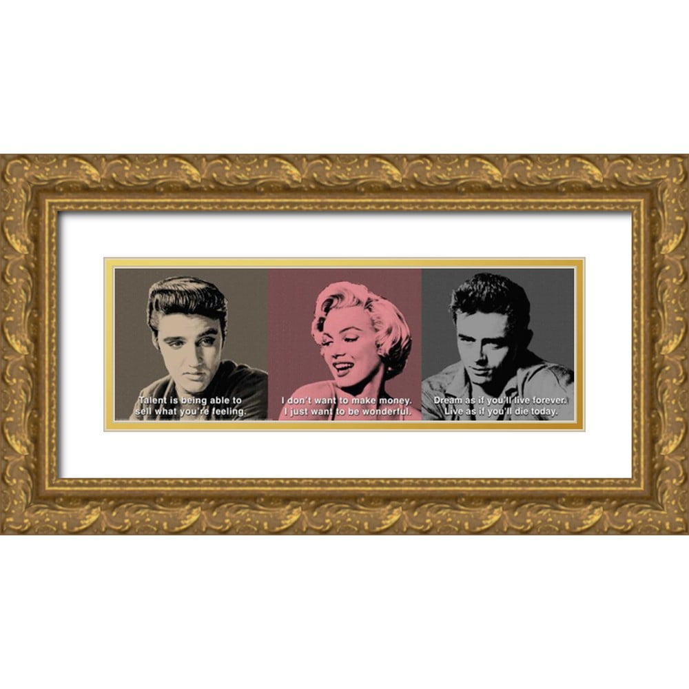 Consani, Chris 24x11 Gold Ornate Wood Framed with Double Matting Museum ...