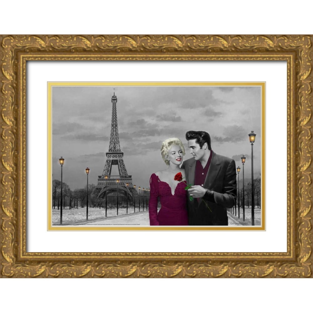 Consani, Chris 24x17 Gold Ornate Wood Framed with Double Matting Museum ...