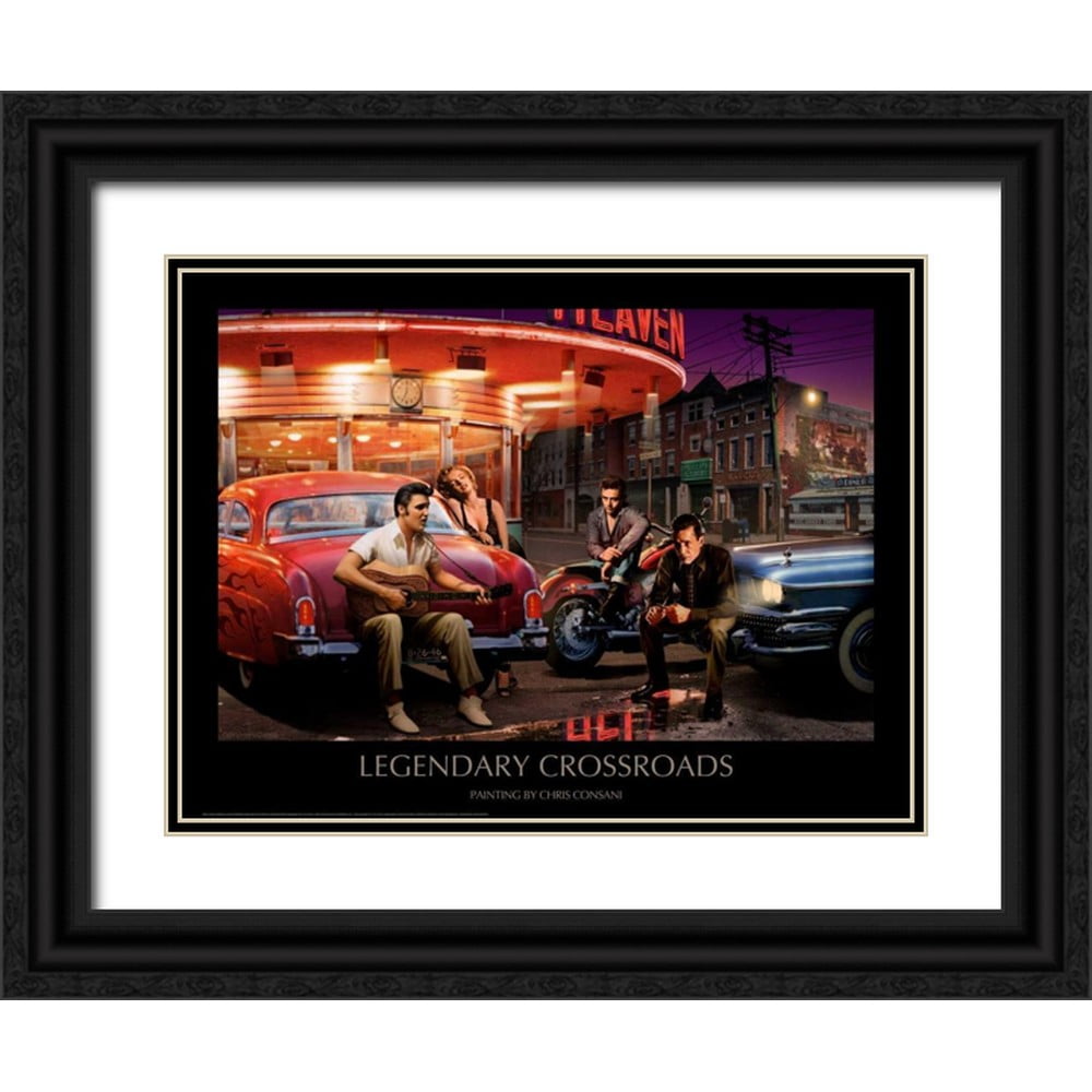 Frame To Wall Chris Consani Legendary Crossroads Art Print, 24x19 Black ...