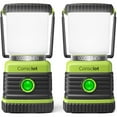 Consciot LED Camping Lantern, 1000LM, D Battery, 4 Modes, Dimmable, Water-Resistant, 2-Pack ...
