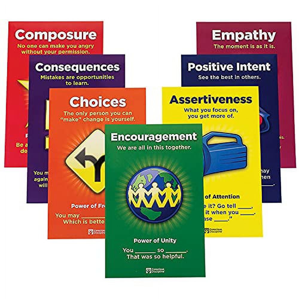Conscious Discipline Seven Skills Poster Set - Walmart.com