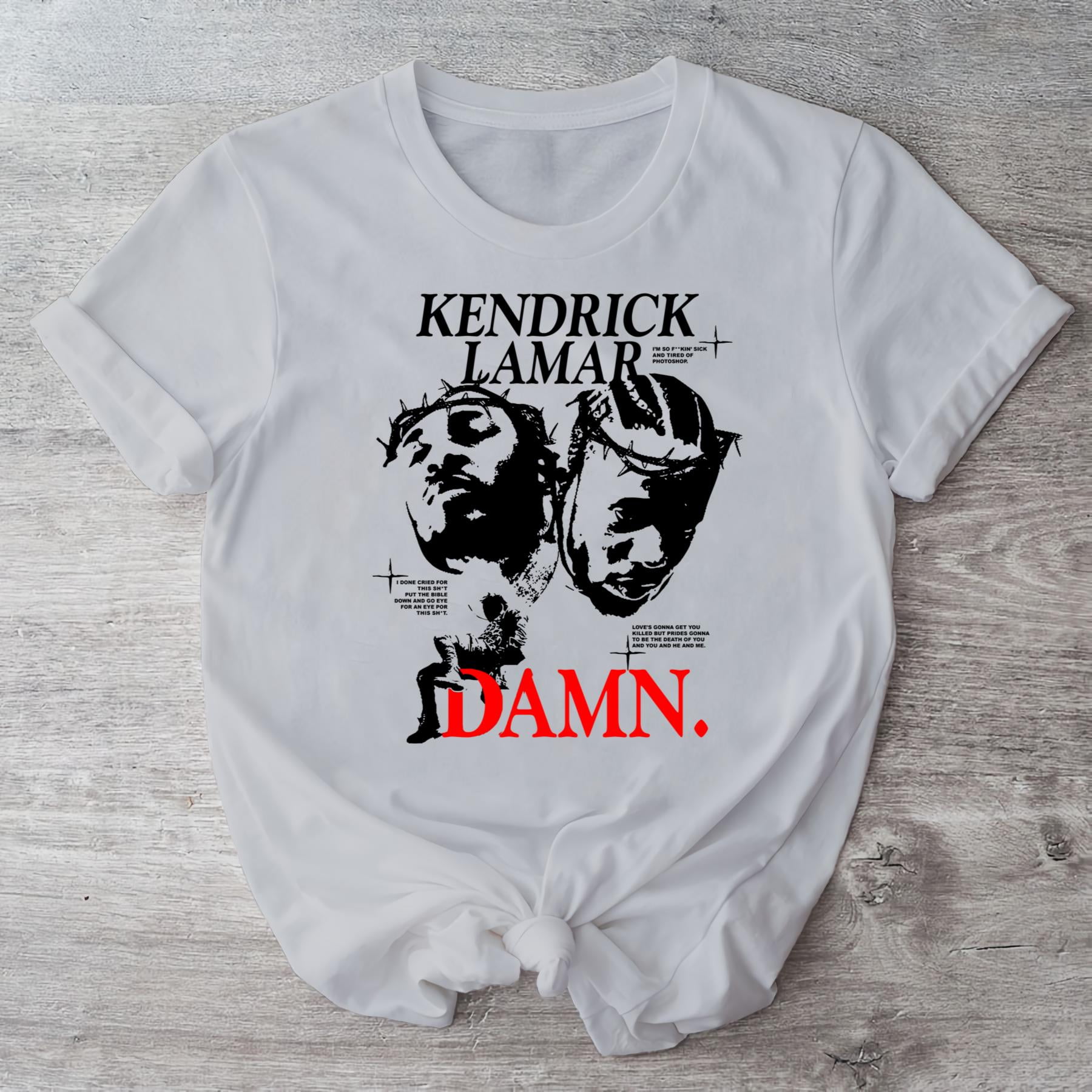 Conscious Rap Era Tribute Shirt, DAMN Album Inspired Graphic Tee ...