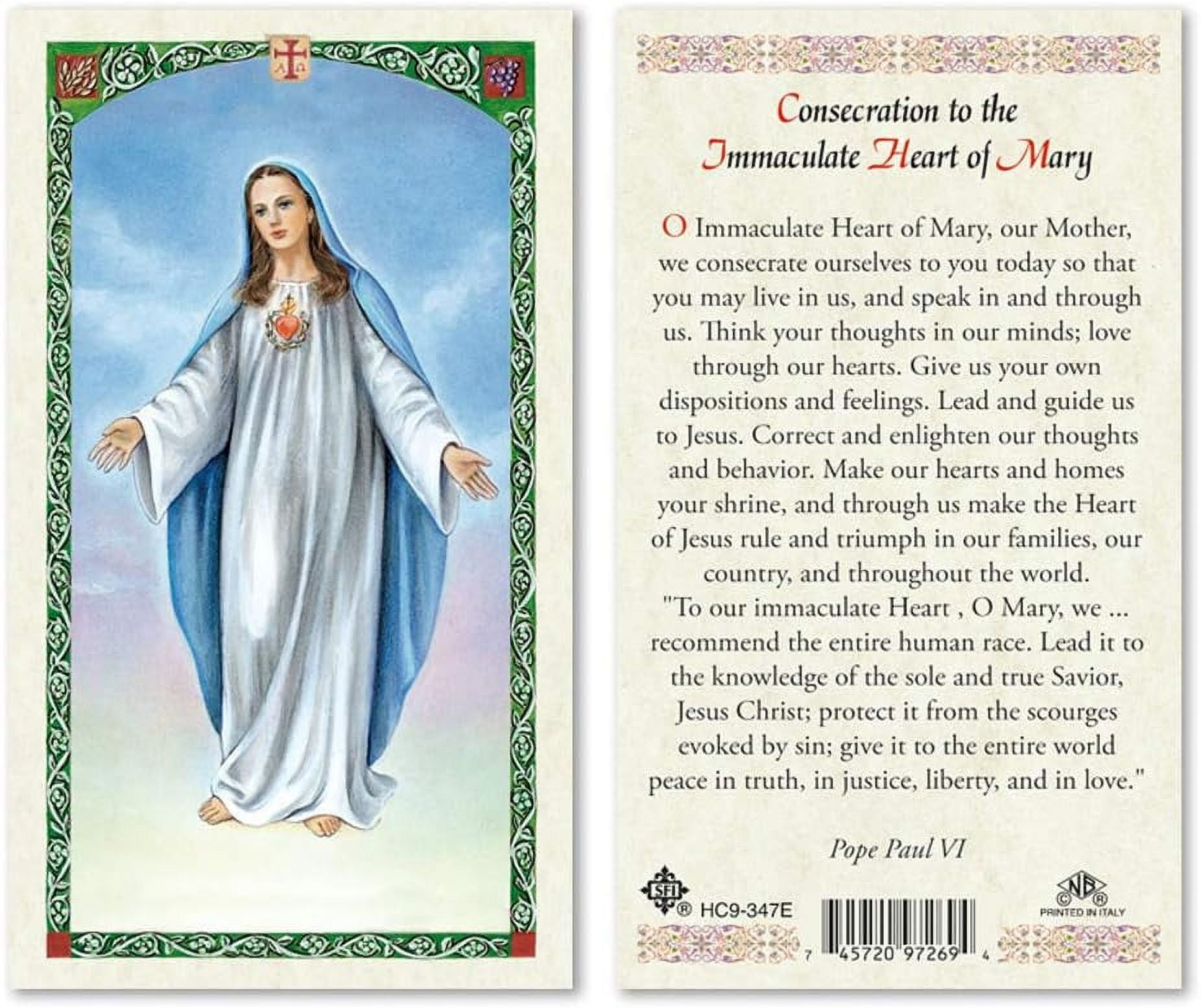 Consecration to The Immaculate Heart of Mary Our Lady of Peace ...