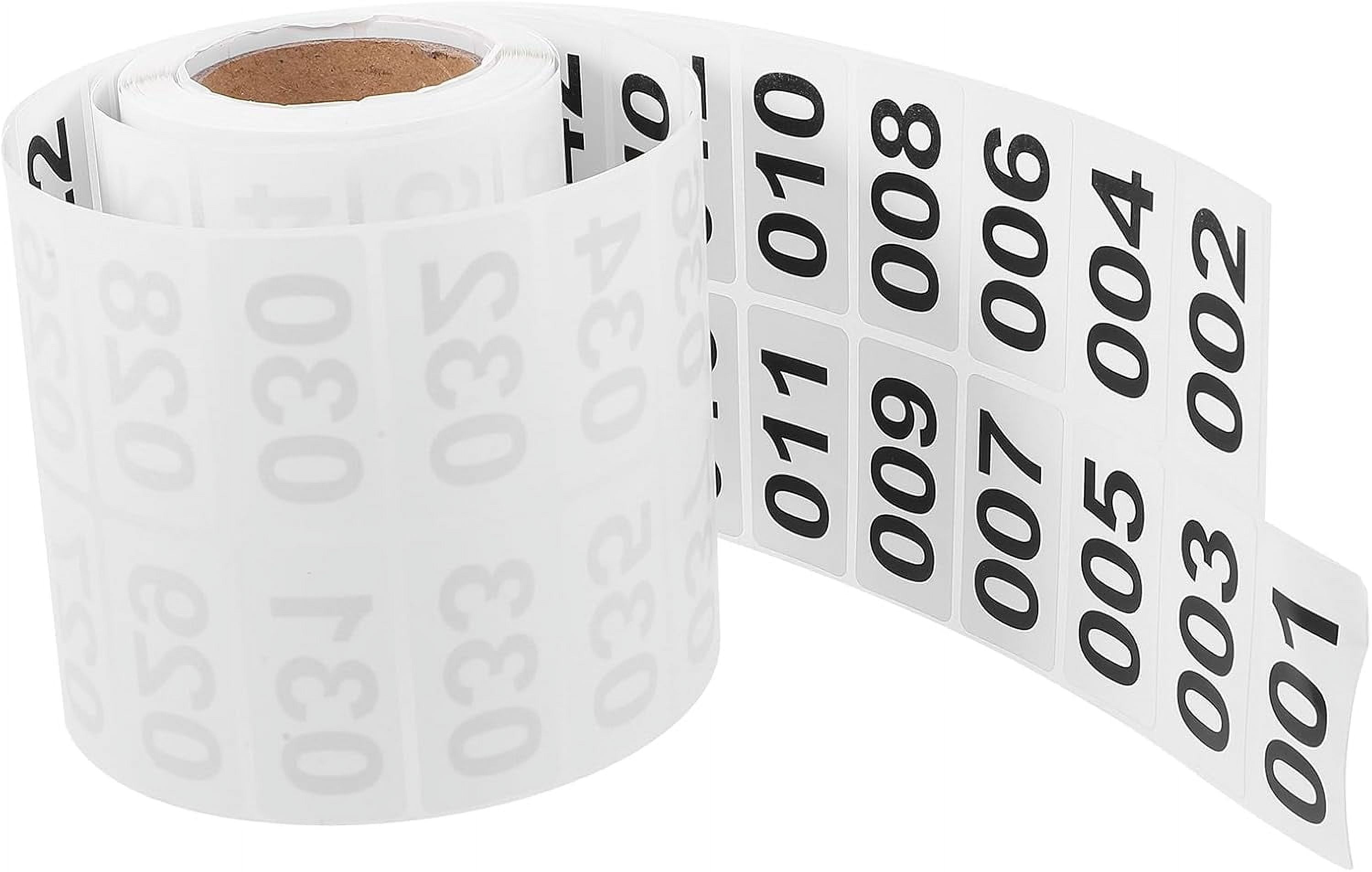 Consecutive Number Labels, 001-1000 Count Inventory Numbered Stickers ... Consecutive Number Labels, 001-1000 Count Inventory Numbered Stickers ...
