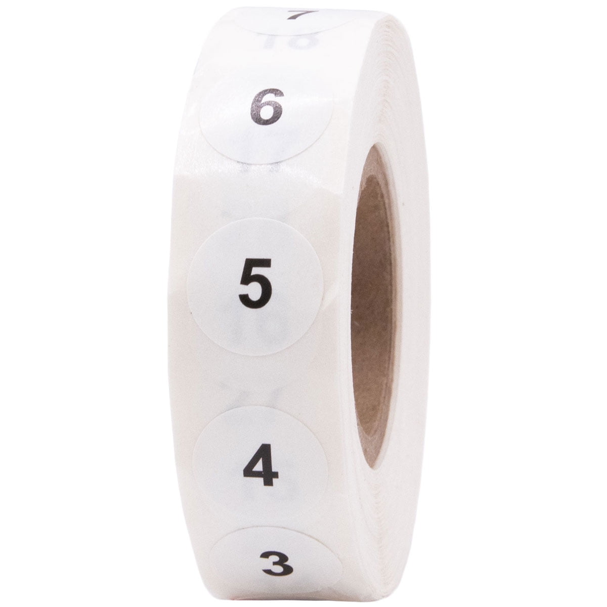 Consecutive Numbers 1-100 Labels | .5" Round | 10 Sets of 1-100 | 1000 ...