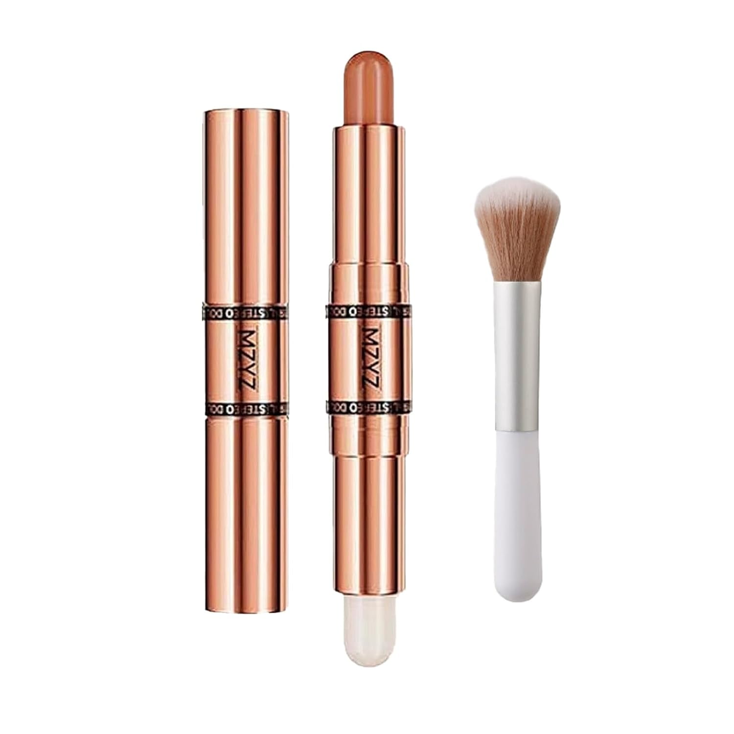 Consensuts Double Head Makeup Stick-Highlighter & Contour, 3D Brightening & Natural Carving ...