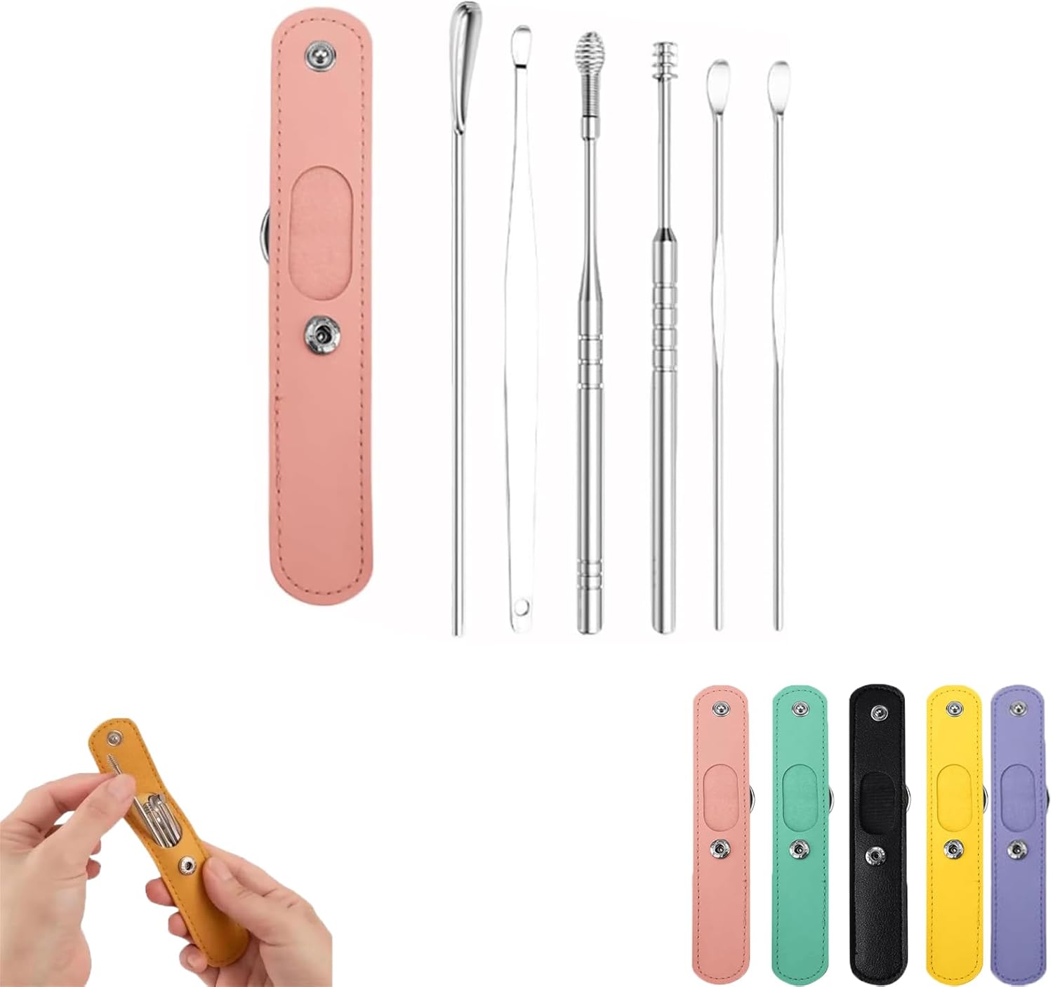 Consensuts Earwax Cleaner Tool Set, Obviouslything Ear Cleaner Earwax ...