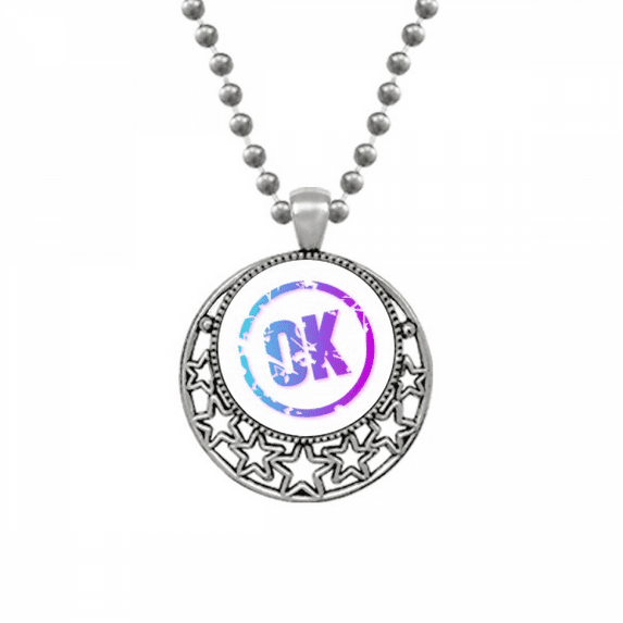 Consent Mottled Judgment Mood Necklaces Pendant Retro Moon Stars Jewelry - Walmart.com