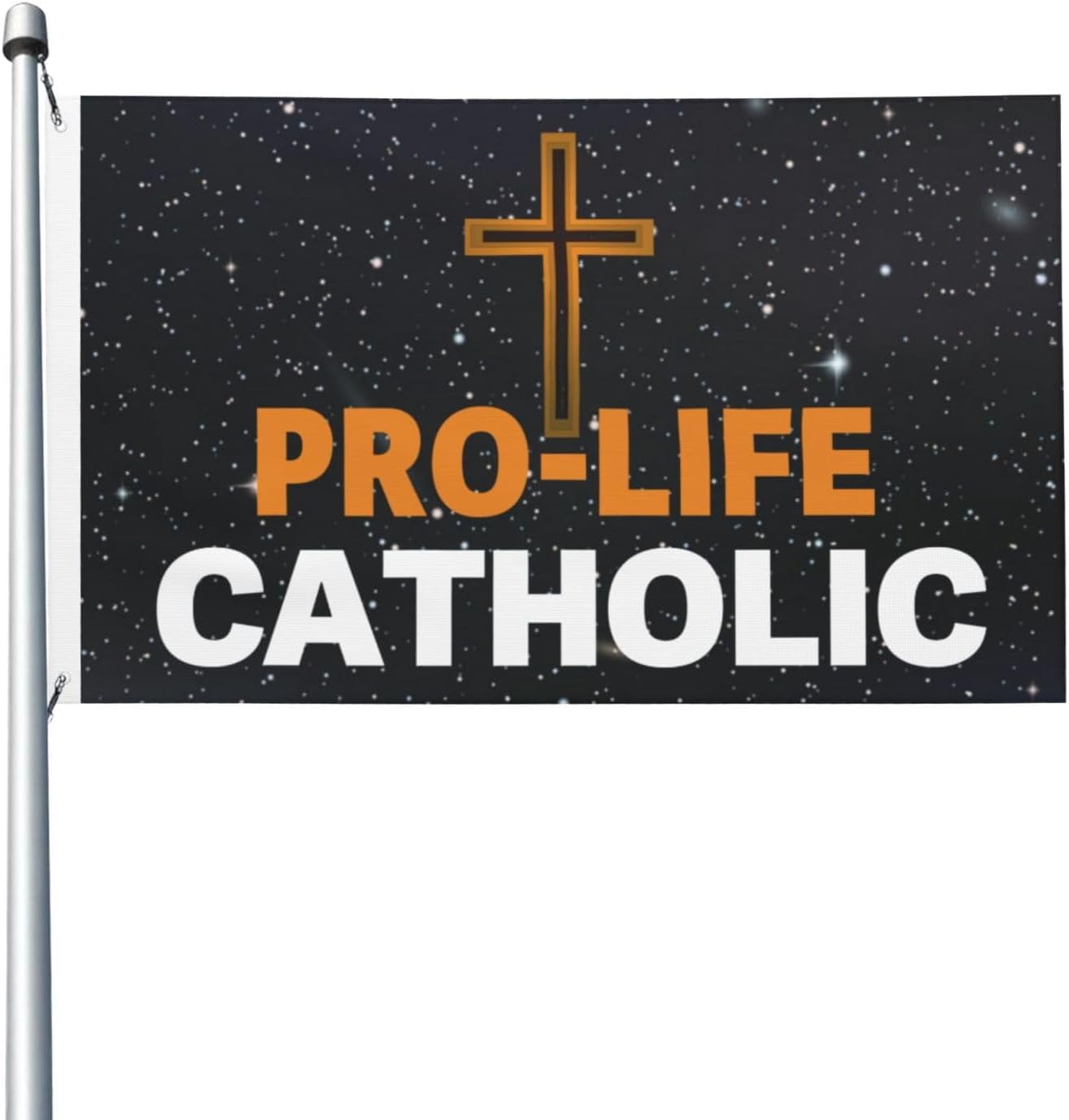 Conservative Pro Life Catholic 3x5 Double Sided Flag Fade Resistant ...