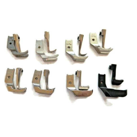 Consew Sewing Machine 206RB 225 226 Welting Piping Walking Foot Set 8 ...
