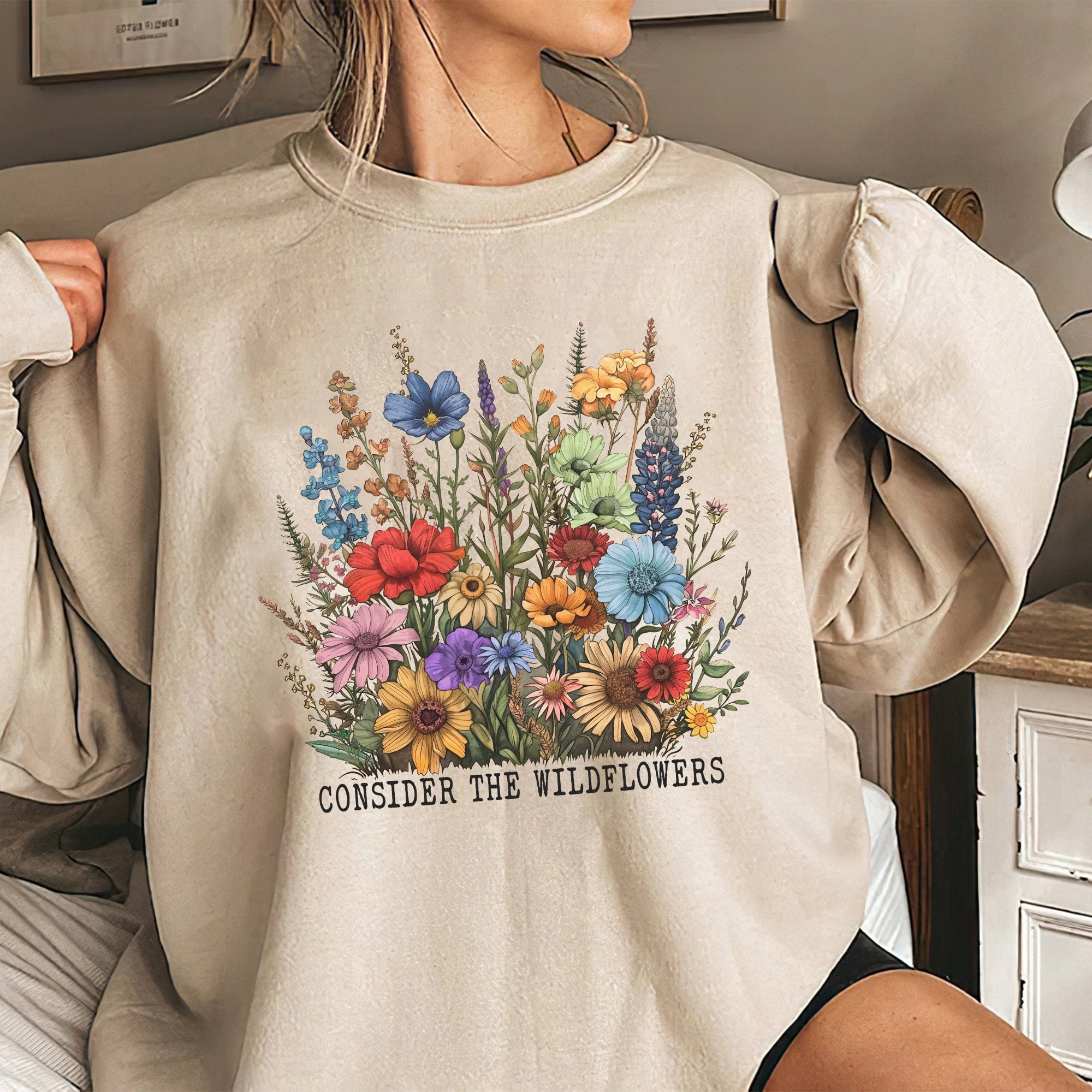 Consider How The Wildflowers Grow Shirt, Psalms Verse Chrsitian Shirt ...