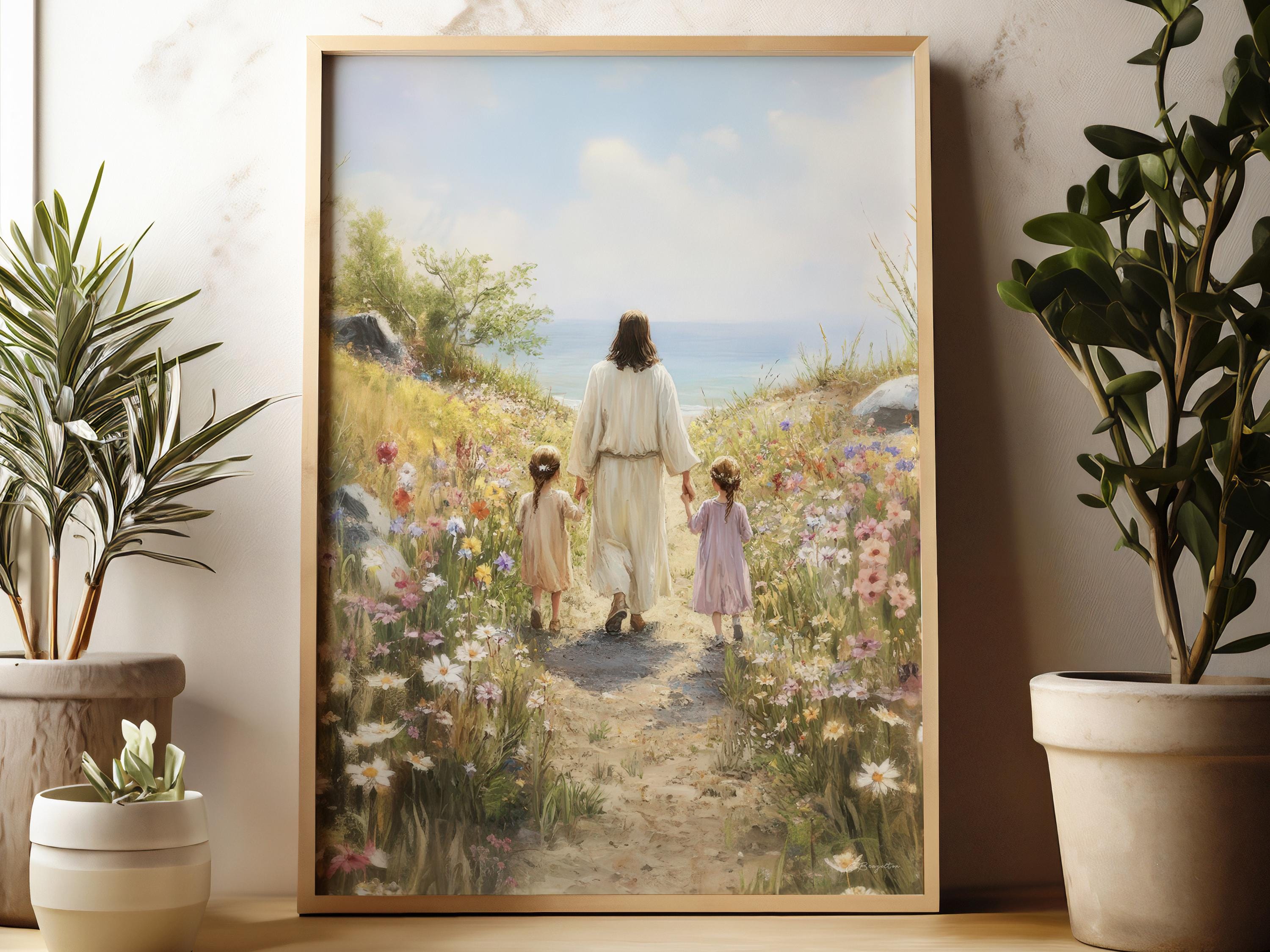 Consider The Lilies | Christian Art | Bible Art | Jesus Art | | Floral ...
