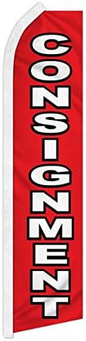 Consignment Swooper Feather Advertising Flag - Perfect for Pawn Shops ...
