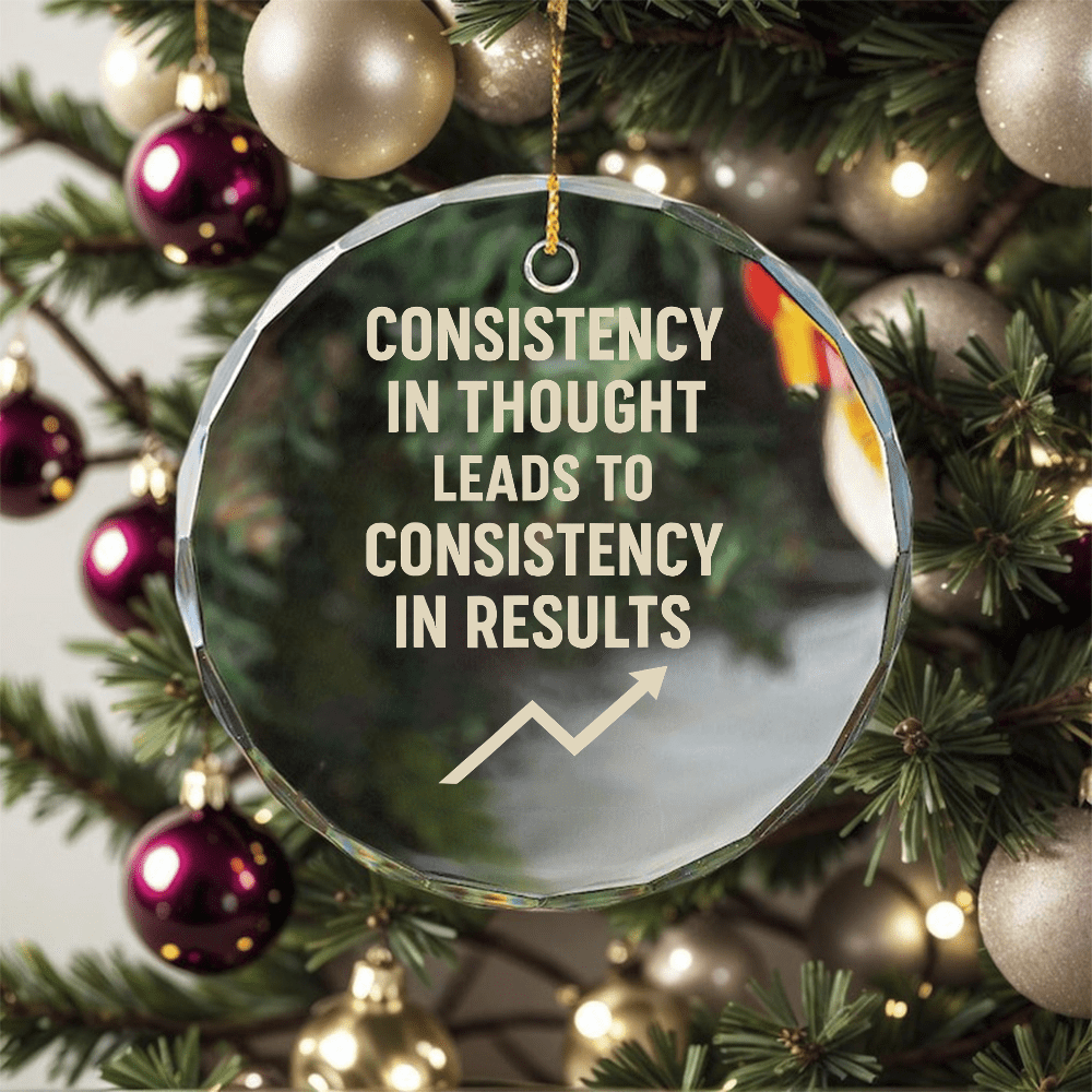 Consistency In Thought Leads To Consistency In Results Ornament, Home ...