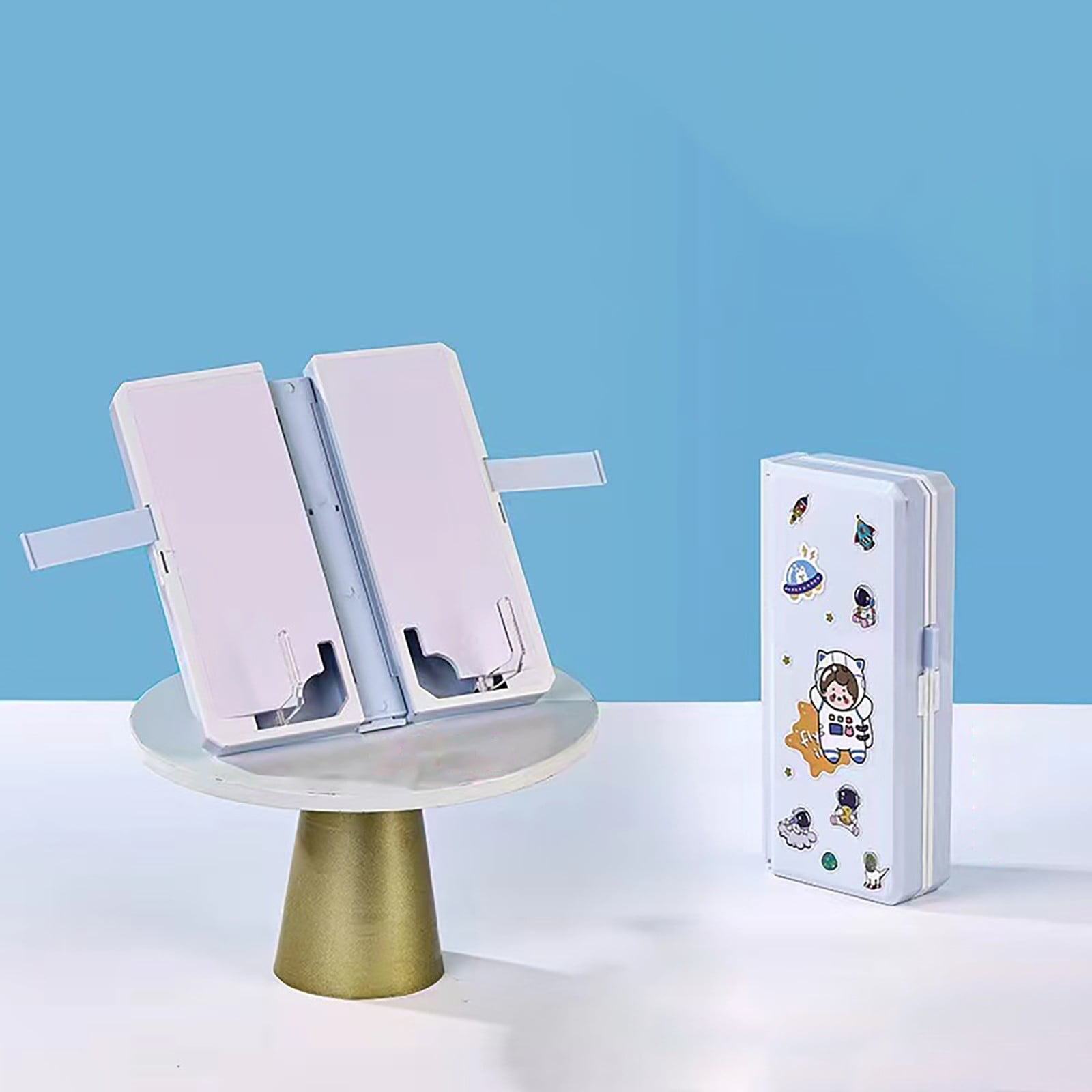 Consistent Flow Gel Pens Foldable Reading Bookshelf Pen Case Portable ...