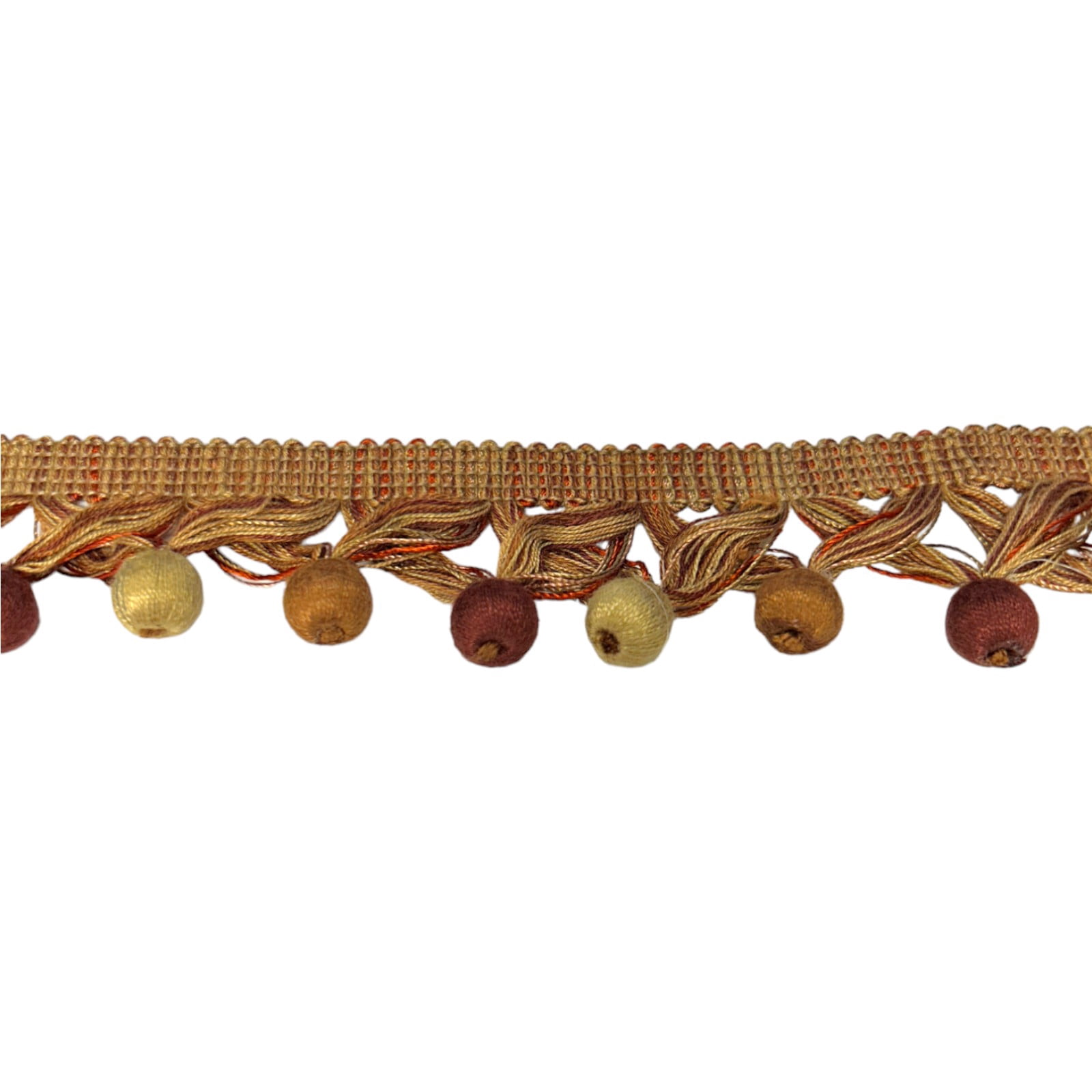Conso Criss Cross Wrapped Ball Fringe Trim by the yard (Sold by the ...