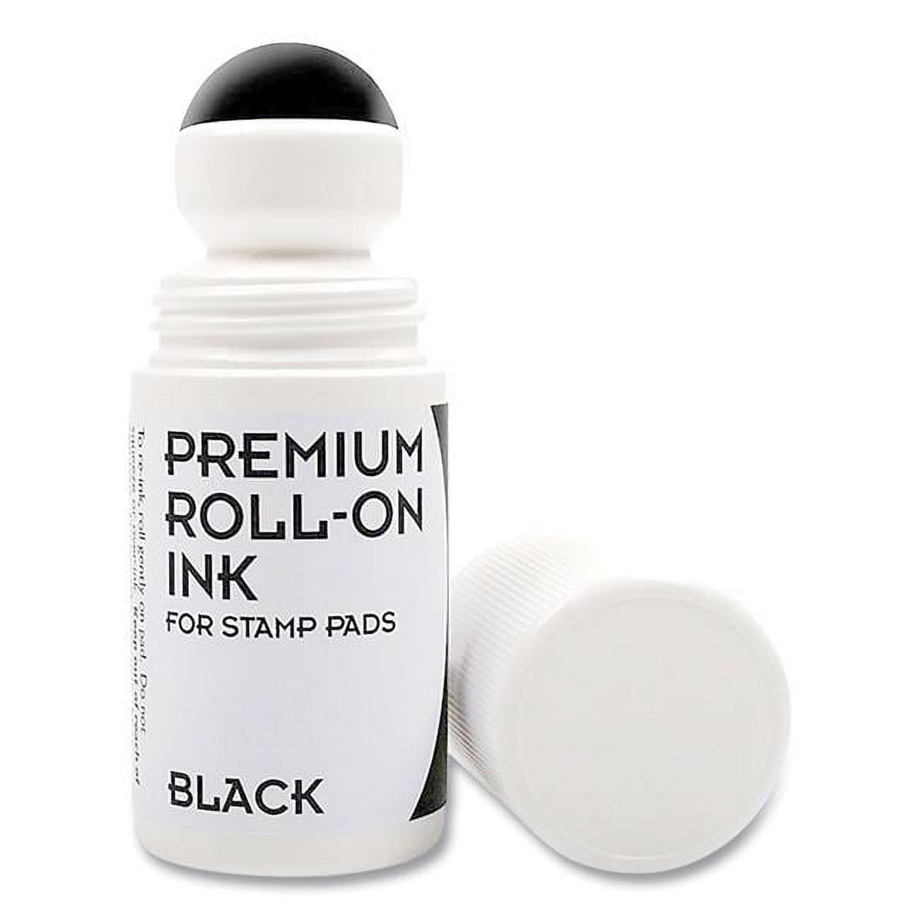 Consol Stamp 030259 - Premium 2 oz Roll-On Refill Stamp, Black - Office ...