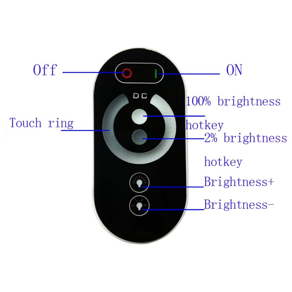 Console,Adjust Dimmer With Dimmable Slide 12v-24v 18a Dimmer Switch 12v ...