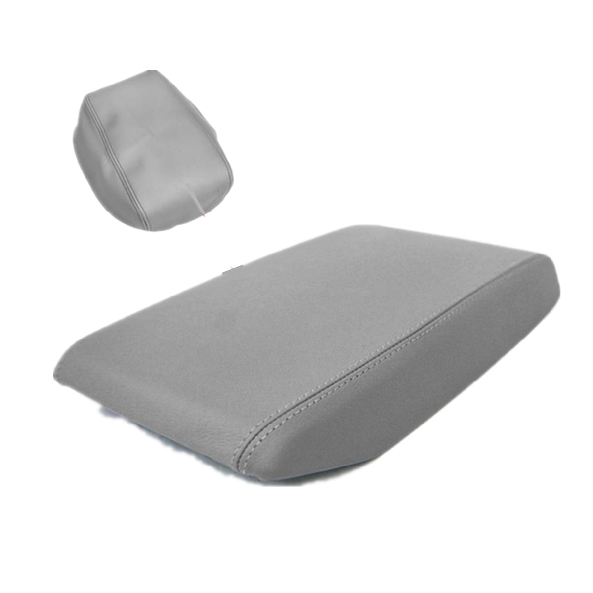 Console Armrest Box Cover Trim Gray Faux Leather for Toyota Highlander ...